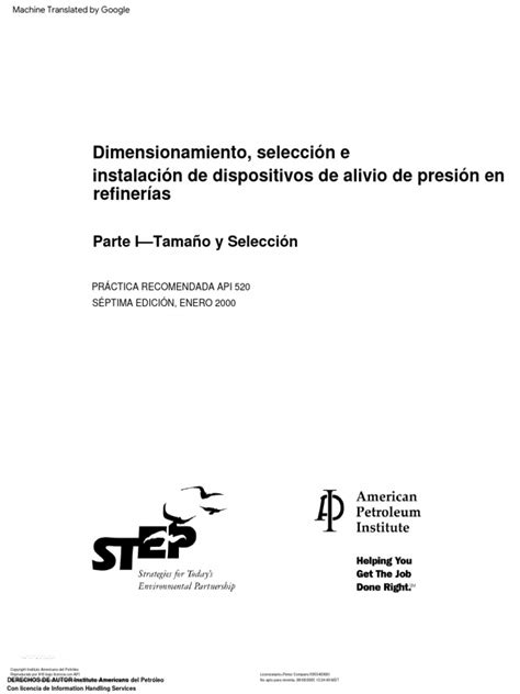 Api 520 Pdf Residuos Gases