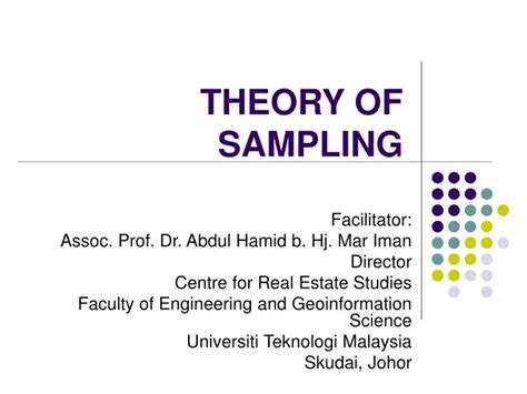 Ppt Theory Of Sampling Powerpoint Presentation Free Download Id399257