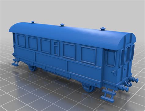 Stl File Drg Class 64 2 Axle Coaches 🚆・model To Download And 3d Print・cults