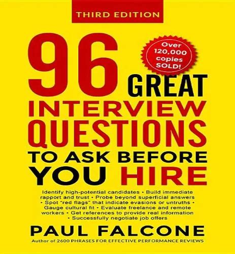 Libro 96 Great Interview Questions To Ask Before You Hire Envío Gratis
