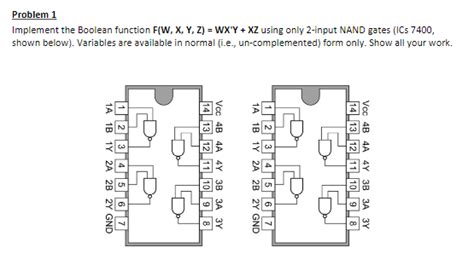 solved implement the boolean function f w x y z wxry xz