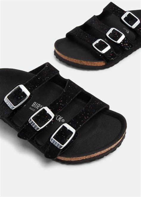 Birkenstock Florida Sandals For Girl Black In Uae Level Shoes