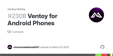 Ventoy For Android Phones · Issue 2308 · Ventoyventoy · Github