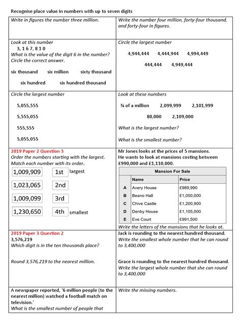 Y6 1 Four Operations Reasoning Download Free Pdf Numbers Sequence