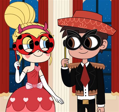 Star Butterfly And Marco Diaz In A Masquerade Ball By Deaf Machbot On Deviantart