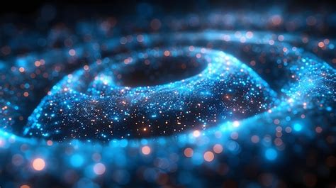 Luminous Digital Vortex Futuristic Data Visualization Backdrop Premium Ai Generated Image
