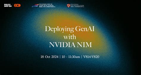 deploying genai with nvidia nim research centre for culture and art technology