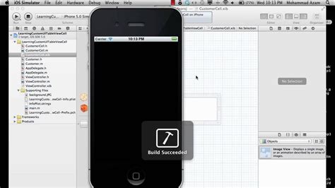 Learning Ios Development Part 11 Custom Uitableviewcell Youtube