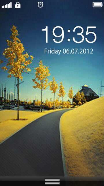 R Slide Custom Skin For Slideunlock Symbian App By Raunaq
