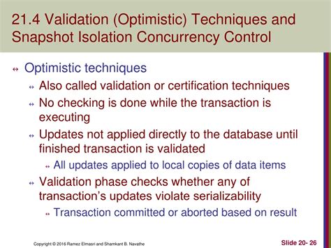 Ppt Concurrency Control Techniques Overview Two Phase Locking