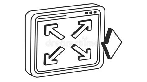 Directional Arrows In Square Navigation Guidance Vector Design Generative Ai Stock Vector