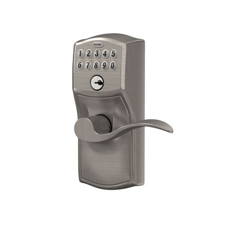 Accent Keypad Lever With Camelot Trim