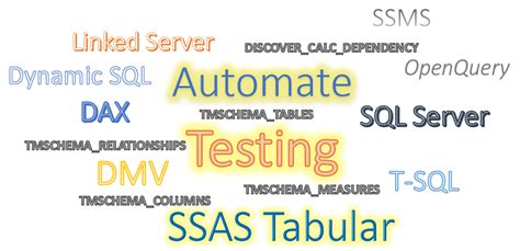 Automate Testing Ssas Tabular Models
