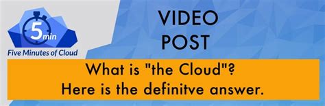 The Cloud Computing Definition You Should Use The Us Nist Model Of
