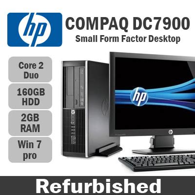Buy Refurbished Hp Compaq Dc Small Form Factor Core Duo Gb Ram Gb Hdd Win