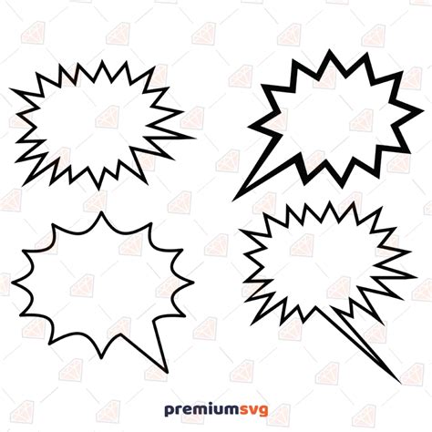 Speech Bubble Bundle SVG Speech Bubbles Icon SVG Vector PremiumSVG