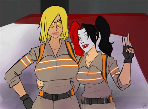 Power Girl And Harley Quinns New Job By Kairithevaleyard On Deviantart