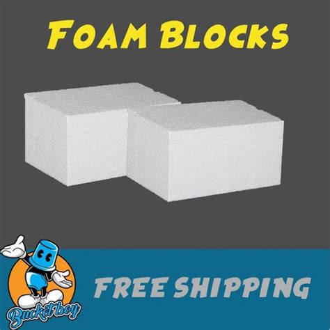 Styrofoam Polystyrene Block Hobby Craft Model Diy Board Foam Ebay