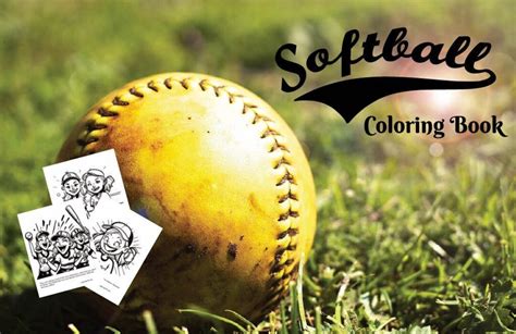 Softball Coloring Book Complete With Inspirational And Motivational Quotes For Athletes Etsy
