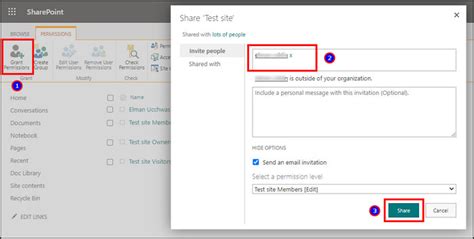 Add Members To Sharepoint Site Invite External Users