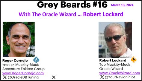Grey Beards 16 With Roger Cornejo And Robert Lockard — Roger Cornejo