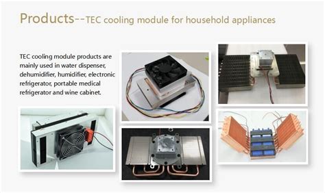 Buy Wholesale China Oem Thermoelectric Cooling Module With Heat Sink For Home Office