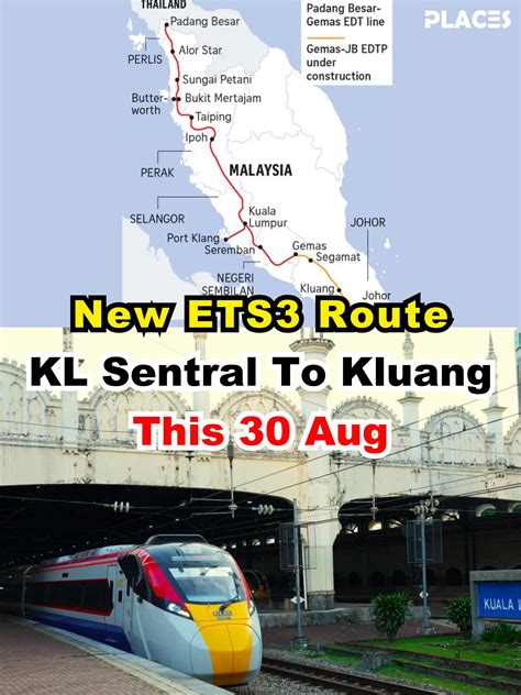 Places Malaysia New Ets3 Route Kl Sentral To Kluang Facebook