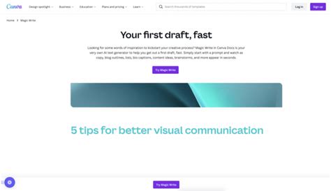 Magic Write Canva Docs Uw Creatieve Schrijfpartner