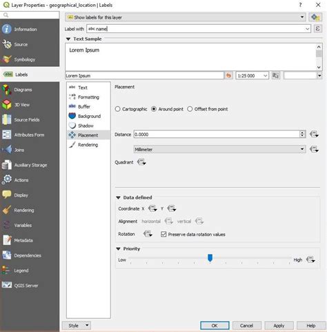 Adding Labels To Point Layers Download Scientific Diagram