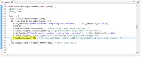 FreeRTOS How To End And Restart The Scheduler MCU On Eclipse