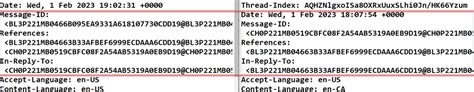 displaying emails in conversation order