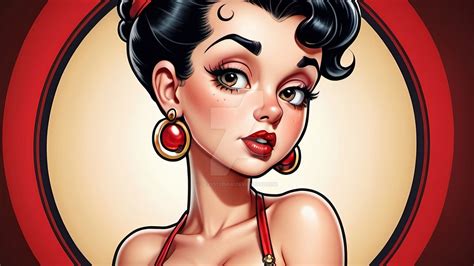 Adoptable Betty Boop Pin Up Wallpaper By Sexystudioai On Deviantart