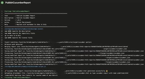 Test Results Not Being Consolidated Into Single Report · Issue 74 · Maciejmaciejewskiazure