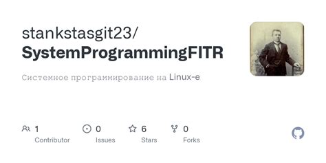 GitHub stankstasgit SystemProgrammingFITR Системное программирование на Linux e