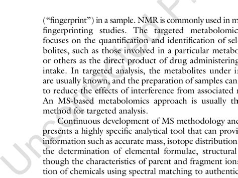 Number Of Nmr Metabolomics And Ms Metabolomics Publications Literature
