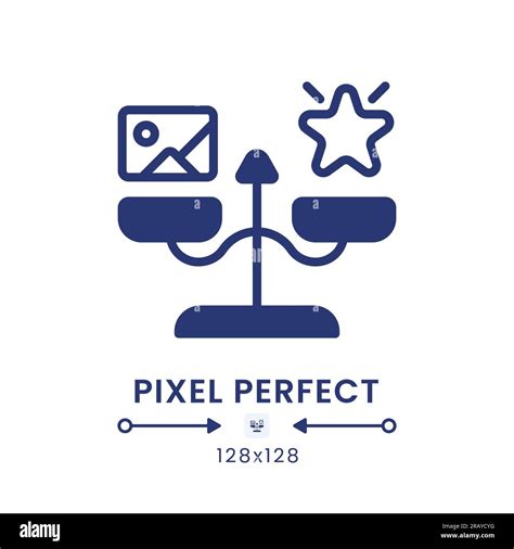 Implicit Association Testing Black Solid Desktop Icon Stock Vector