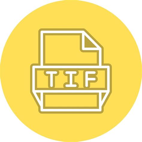 Tif File Format Icon 16902842 Vector Art At Vecteezy