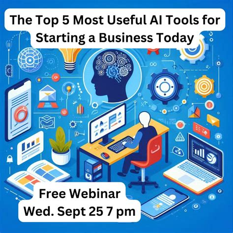 Webinar On Top 5 Ai Tools For Starting A Business Wake Tech Sbc Posted On The Topic Linkedin