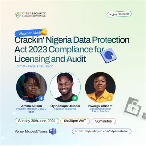 Cybersecurity Education Initiative Cysed On Linkedin Dataprotection Ndpa