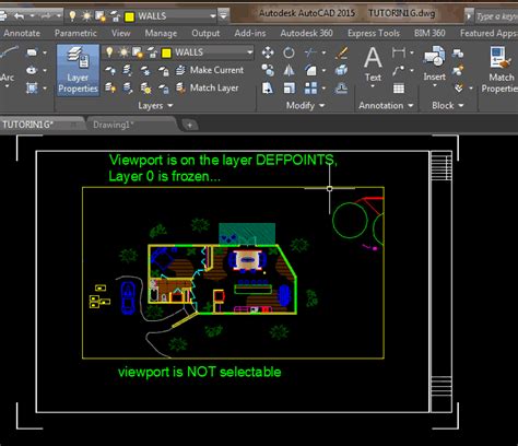 Issues With Using Defpoints For Viewports Autocad Tips