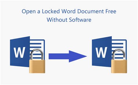 How To Open A Locked Word Document Without Software