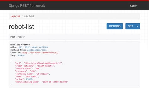 Django Rest 框架中的可浏览 Api 码农参考