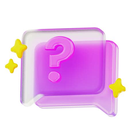 Question Faq 3d User Interface Icon 25279336 Png
