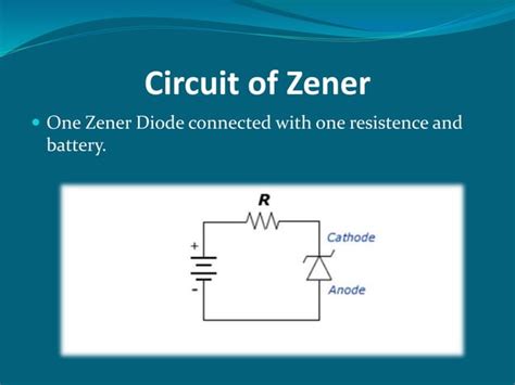 Zener Diode As Voltage Regulator Pptx