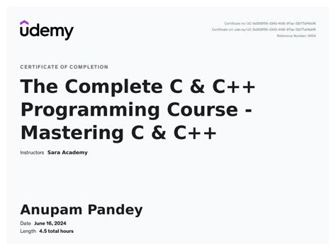 Anupam Pandey On Linkedin Programming Coding C Cpp Udemy Continuouslearning