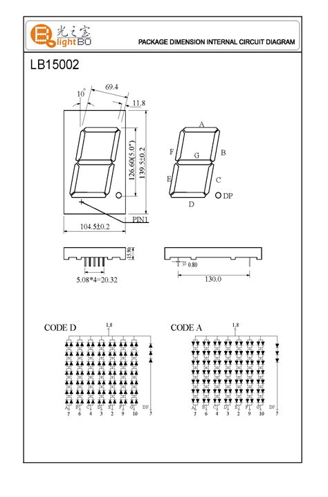 5 Inch 7 Segment Led Display5 Inch Led Numeric Display From China