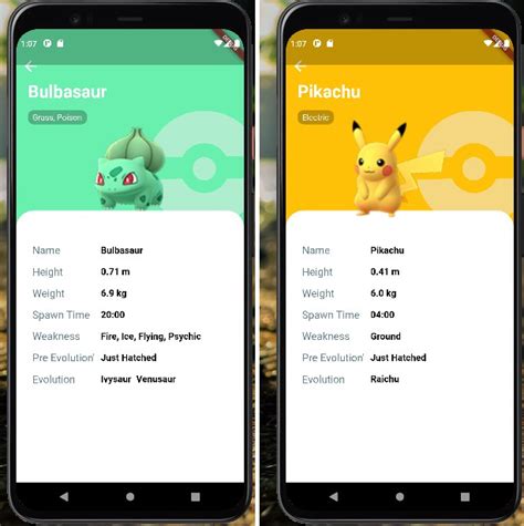 Pokedex App For Flutter