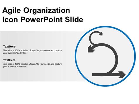 Agile Organization Icon Powerpoint Slide Presentation Graphics Presentation PowerPoint