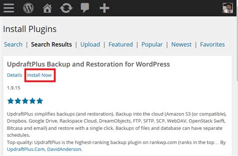 how to take automated wordpress backups on dropbox cms report