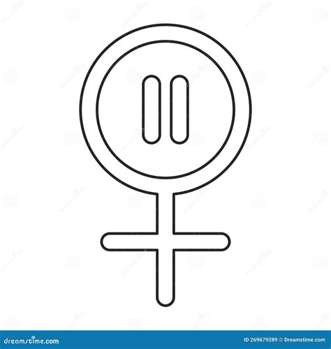 Menopause Symbol Vector Stock Vector Illustration Of Menstrual 269679289